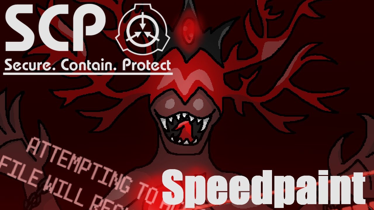 SCP Speedpaint - THE SCARLET KING!