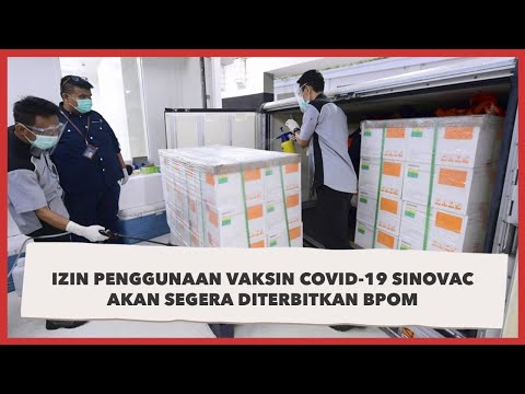 Izin Penggunaan Vaksin Covid-19 Sinovac Akan Segera Diterbitkan BPOM