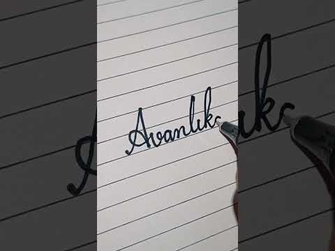 STYLISH NAME WRITING #Avantika #shorts #Name #trending #writing