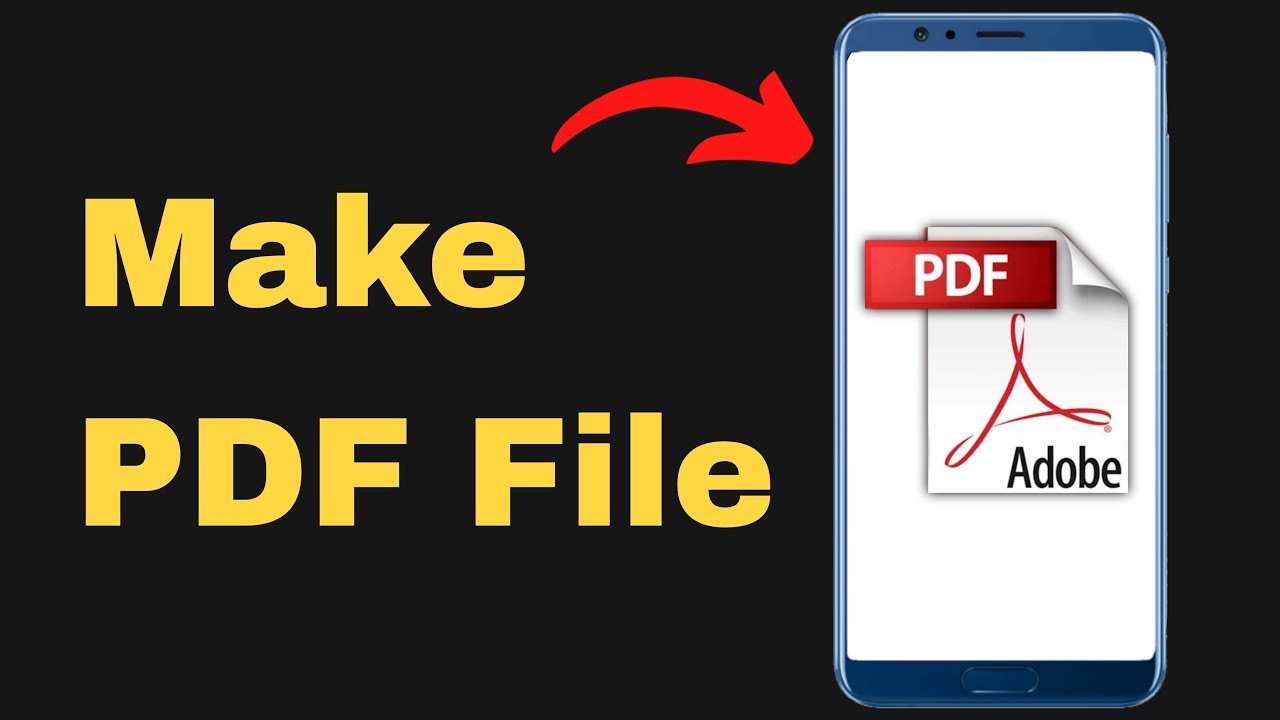 How To Make PDF File on Mobile