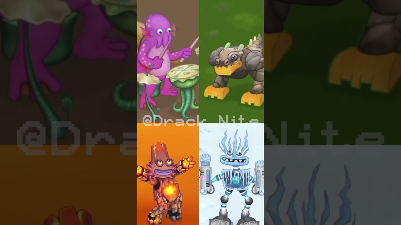BEST MONSTER QUARTETS PART 9 (My Singing Monsters) #mysingingmonsters #shorts #msm