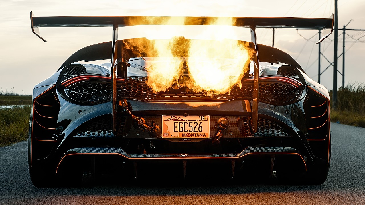 Best Supercar Compilation 2025 | Lamborghini SVJ, Mclaren, Ferrari, Porsche GT3RS & More | 4K