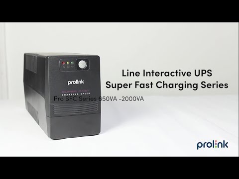 Super Fast Charging UPS (Pro SFC Series 650VA-2000VA) Prolink
