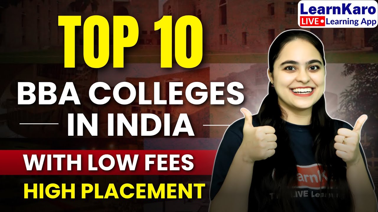 Top 10 Affordable BBA Colleges in India 🥳🔥