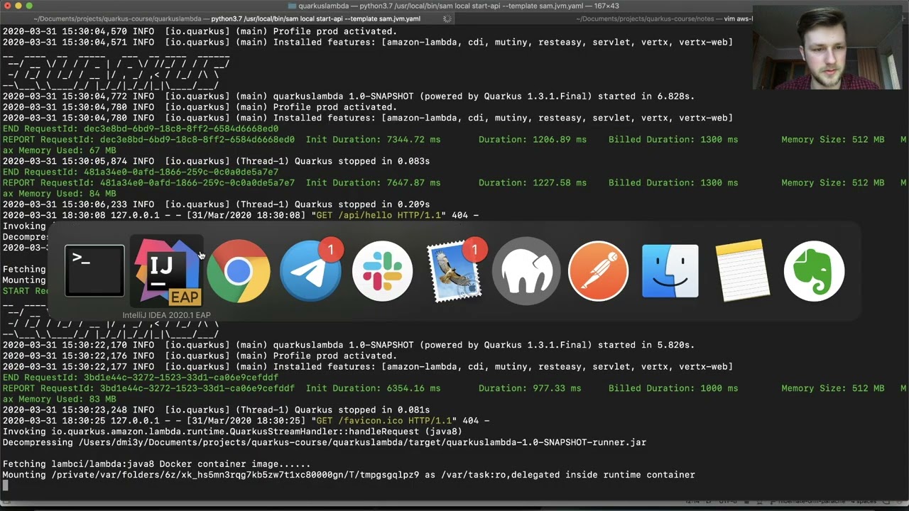 Quarkus Backend development with Java and GraalVM - AWS Lambda