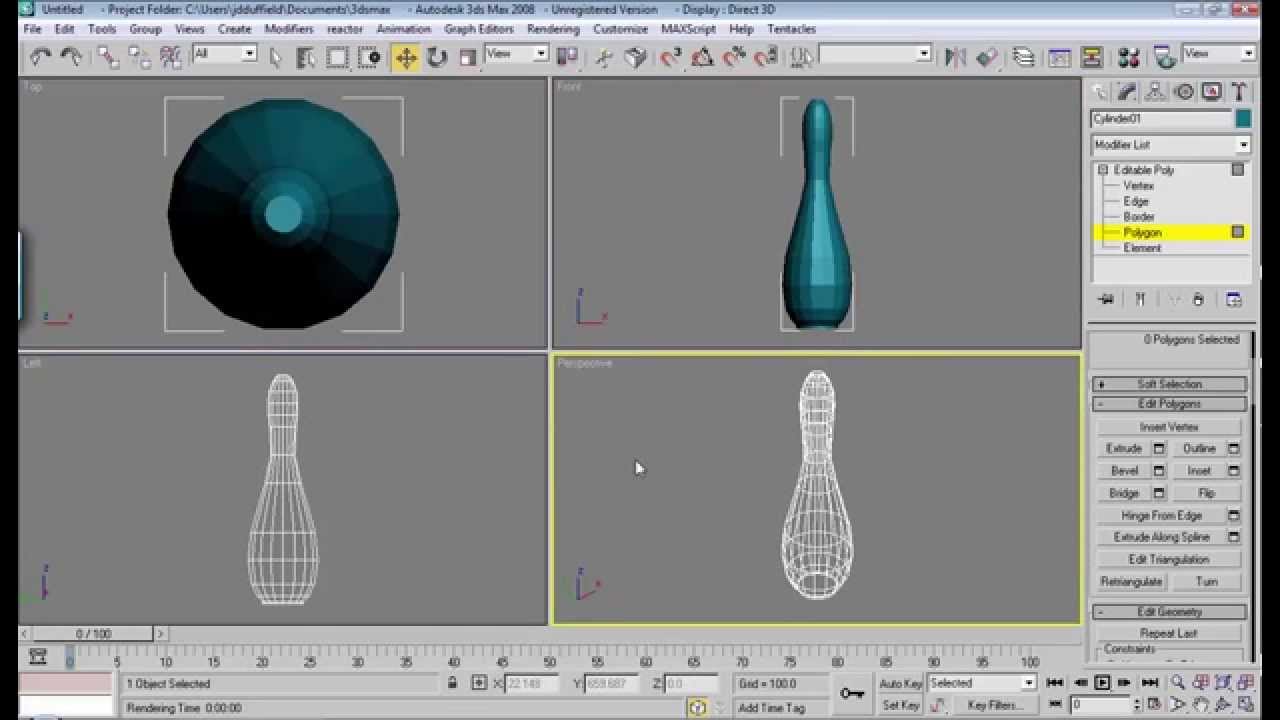 Smooth Modifier - Autodesk 3DS Max Lesson