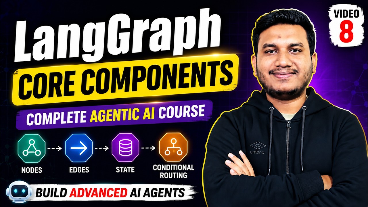 8. Understanding LangGraph Core Components | Complete Agentic AI Course