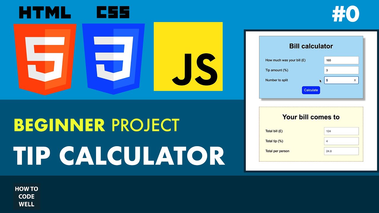 Build a Tip Calculator - Course Introduction
