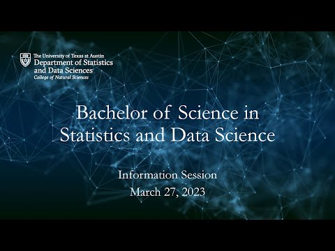2023 Information Session: Bachelor of Statistics and Data Science