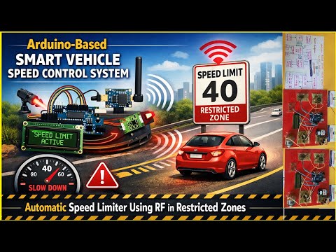 Arduino Smart Vehicle Speed Control System 🚗 | Automatic Speed Limiter ...