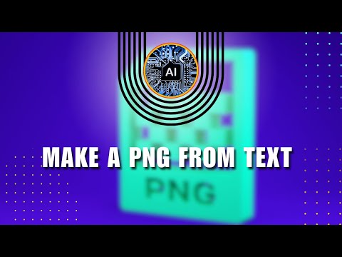 Make a PNG From Text in Seconds in PNG Maker AI