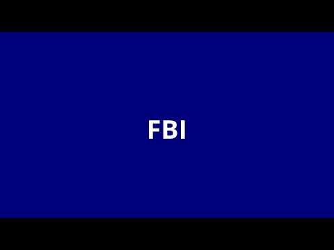 what is the meaning of FBI.