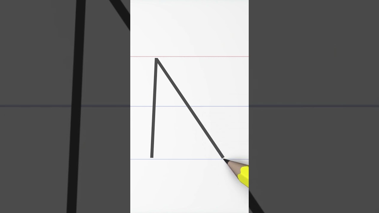 Letter N writing Practice for Kids #N, #alphabets #funandlearning #joyfullearning #kidseducation