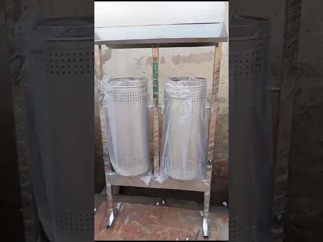 Road Side Bin - Stainless Steel stand dustbin Manufacturer from New Delhi