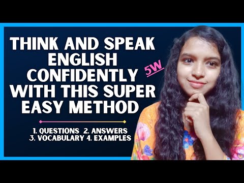 Think and Speak English Confidently with this Method🤓 | How to Answer Any Question Easily