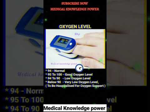 Oxygen level/medical Knowledge #medical#shorts #nursingstudent