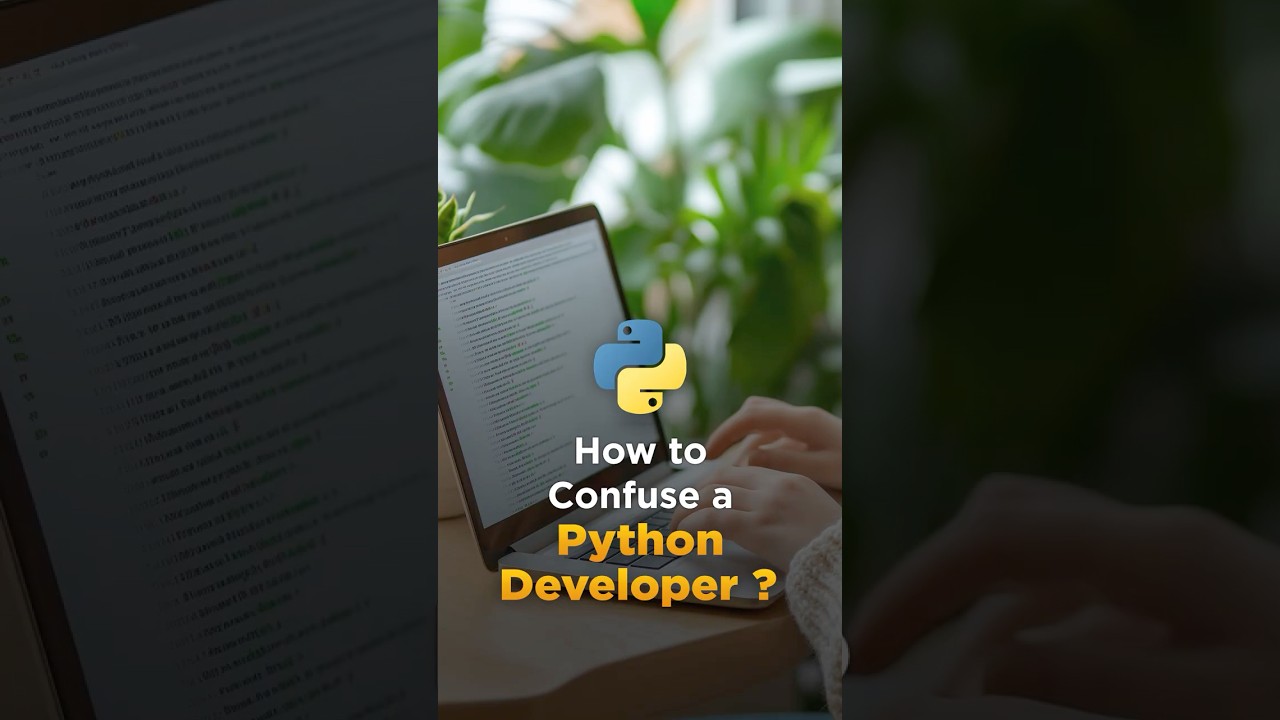 🔥How to Confuse a Python Developer ? #shorts #simplilearn