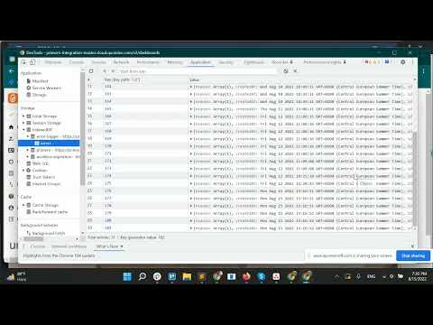 Getting Error Messages From Inspect Log