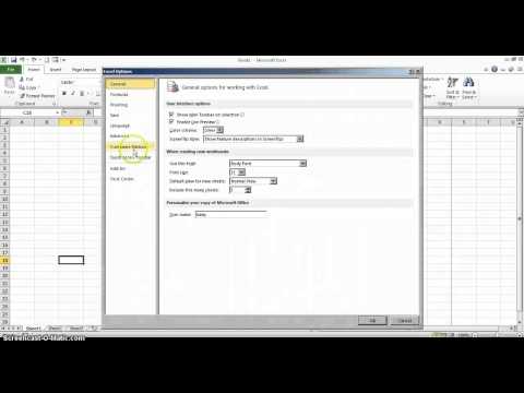 Enable Macro Button Excel 2010