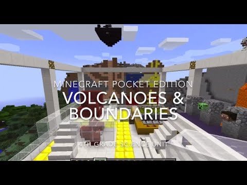 Minecraft Boundaries & Volcanoes Project | David Lee EdTech