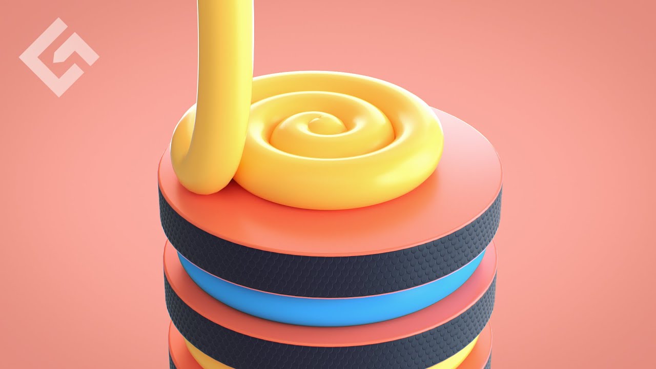 C4D Layered Cake Loop - Tutorials - Blog - C4Dzone