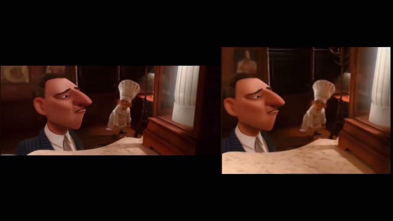 Ratatouille (2007) Widescreen vs Fullscreen 