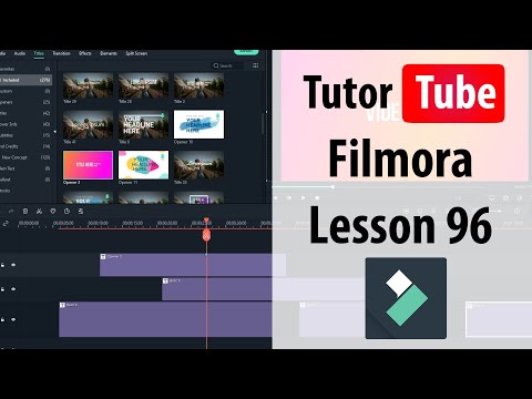 Learn Filmora Tutorial Lesson 96 Add and Delete Video tracks Manually - Mind Luster