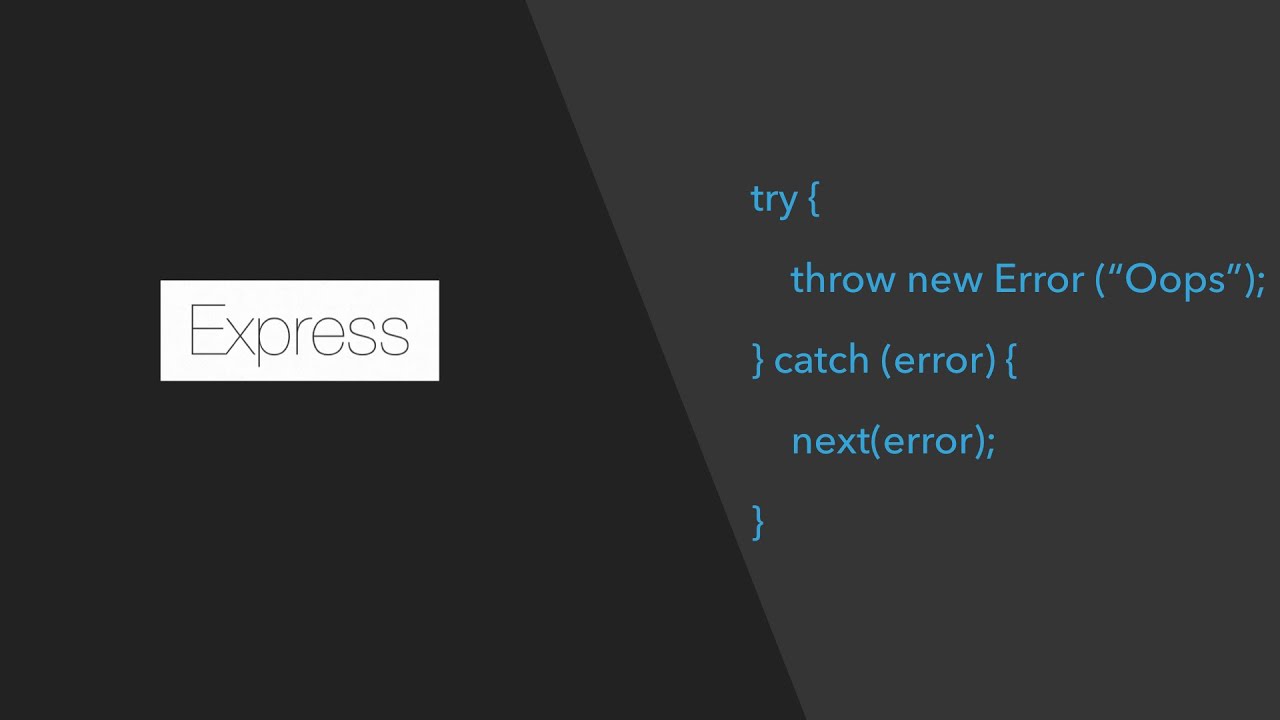 Express Error Handling