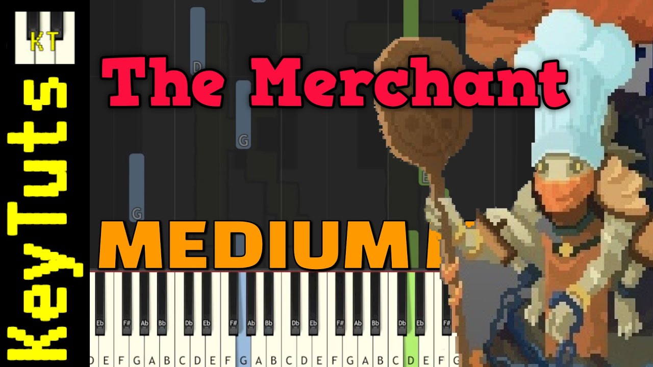 The Merchant [Dead Cells] - Medium Mode [Piano Tutorial] (Synthesia)