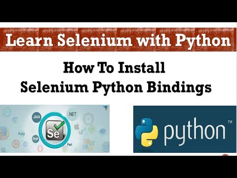 Selenium Python Tutorial | How To Install Selenium Python Bindings