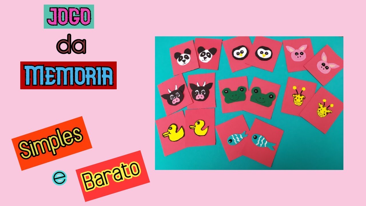 Jogo da Memória feito em E.V.A