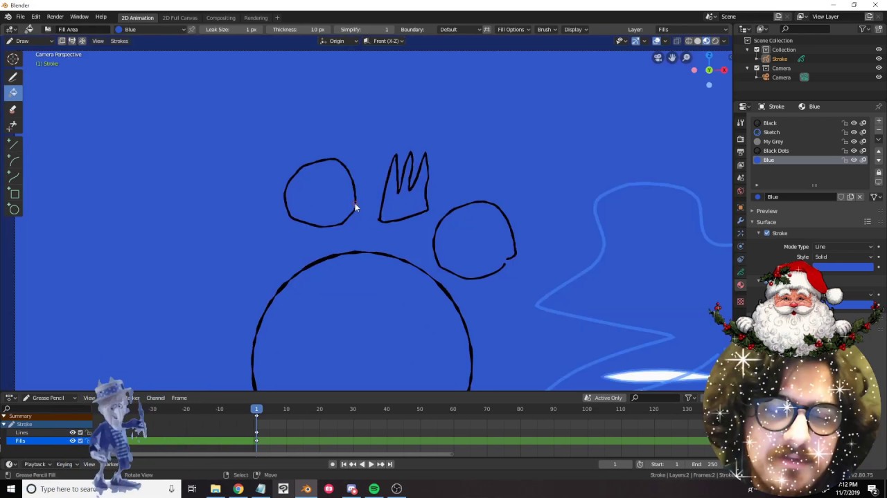 Blender 2.80 2D ANIMATION TUTORIAL (100K SUBSCRIBER SPECIAL)
