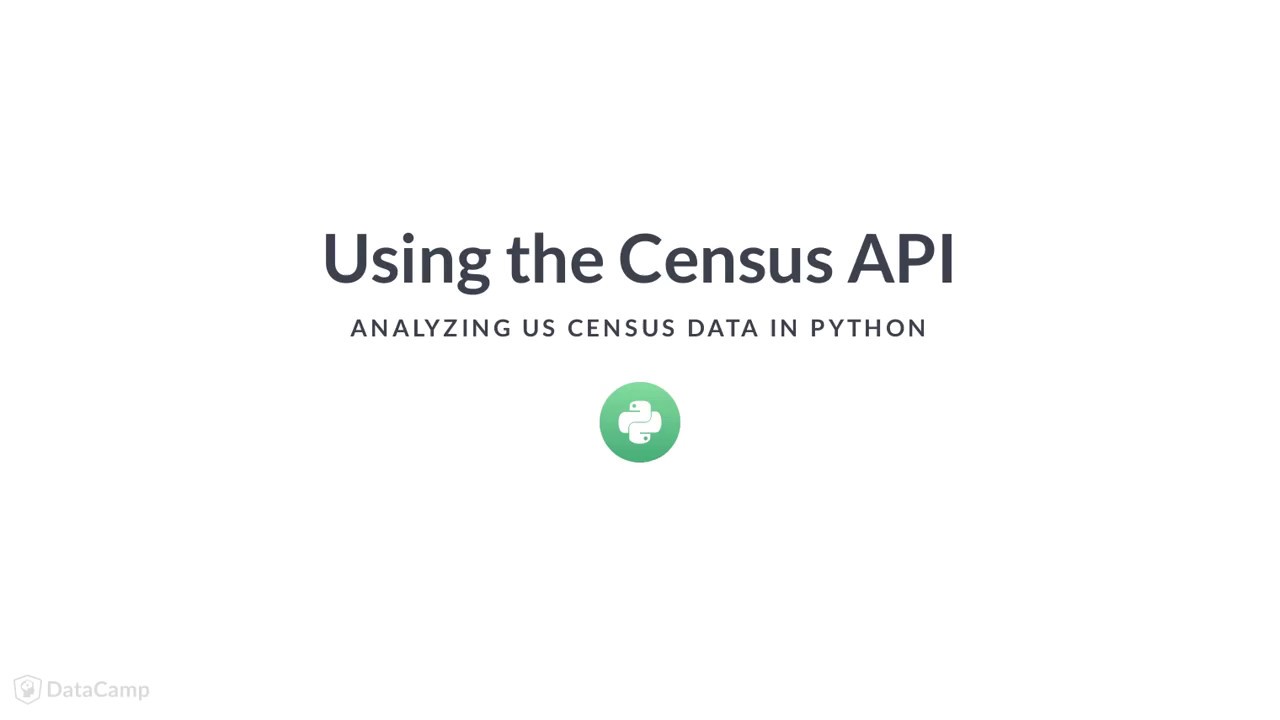 Python Tutorial: Using the Census API