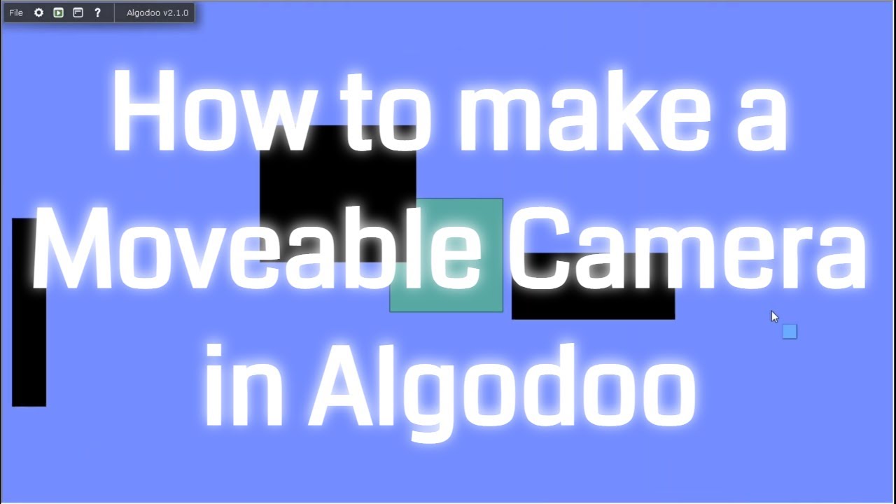How to make a Moveable Camera in Algodoo