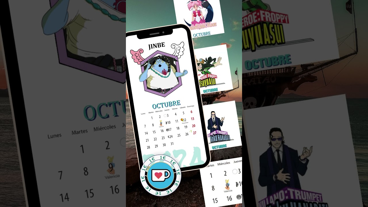 Calendario Octubre 2024