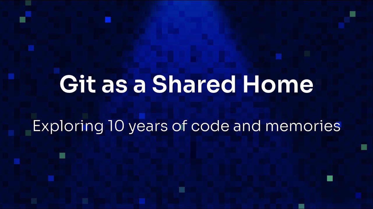 Git as a Shared Home: Exploring 10 Years of Code and Memories
