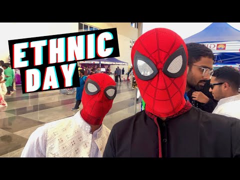 ETHNIC DAY✨ at GITAM University Hyderabad | Ft. Spider Man’s 🕷️🕸️