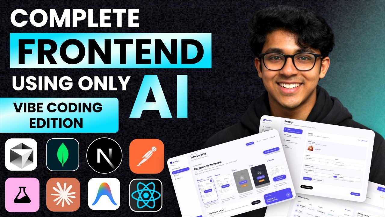 Build FRONTEND using VIBE CODING | Cursor, Antigravity, Claude, Stitch...