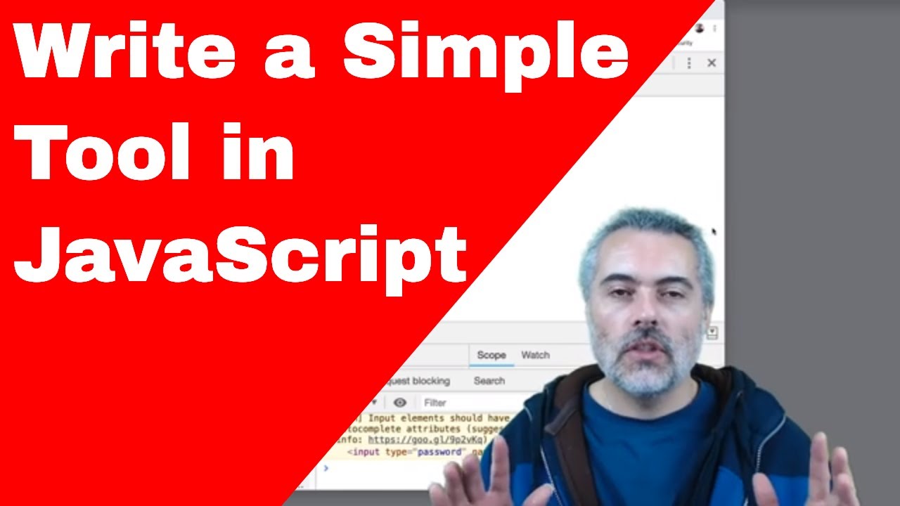 JavaScript Tutorial Creating a CounterString tool in Chrome Browser Dev Tools Snippets