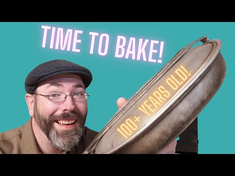 Baking a 100 Year Old Army Bread Recipe in a 100 Year Old Camp Stove!