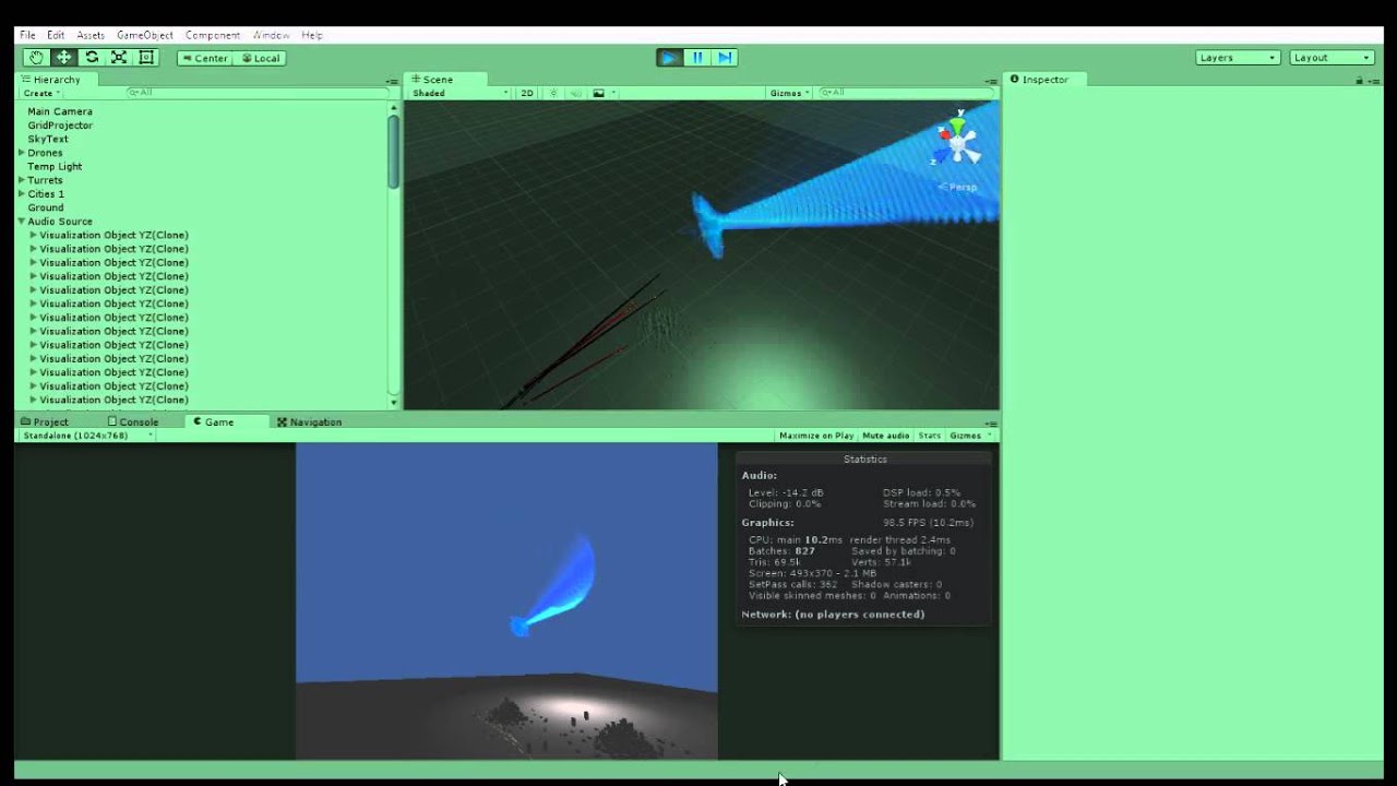 Unity: Spinning Music Visualizer Demo