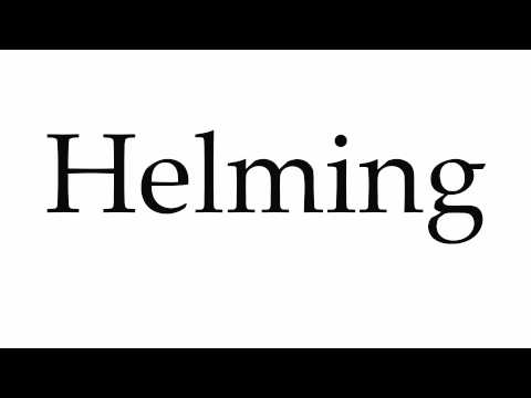 How to Pronounce Helming