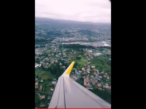 1 minute VUELING flight AIRBUS A320 Neo TAKING OFF💥 La Coruña airport to Palma de Mallorca! 27.09.20