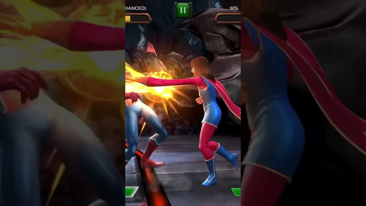 SPIDER-MAN vs MS MARVEL 😍🔥 #shorts #gaming #marvelcontestofchampions #spiderman #marvel