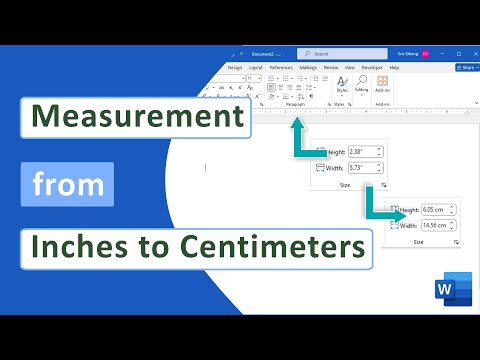 How to Change Unit of Measurement in MS Word | Inches to Centimeters Tutorial