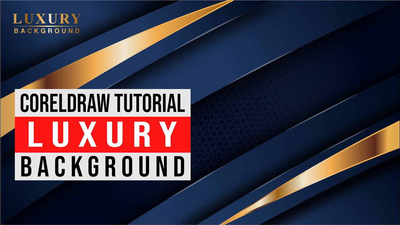 🔥 CorelDRAW Tutorial: How to Create Premium Vector | LUXURY Background Illustration 🔥