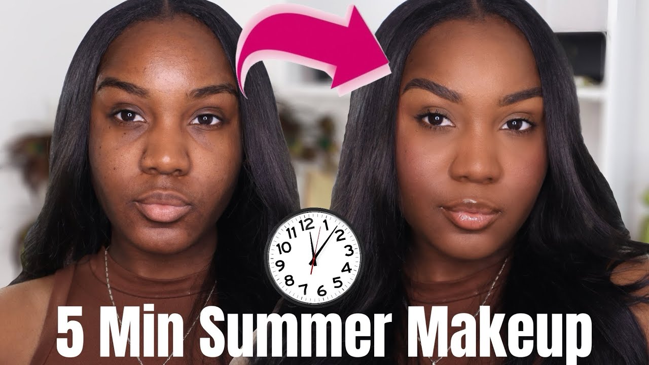 5 Minute Summer Makeup Routine For Beginners