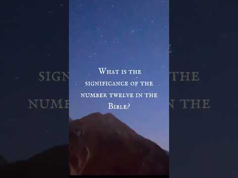Significance of the number TWELVE (12) in the bible #shorts #biblequiz