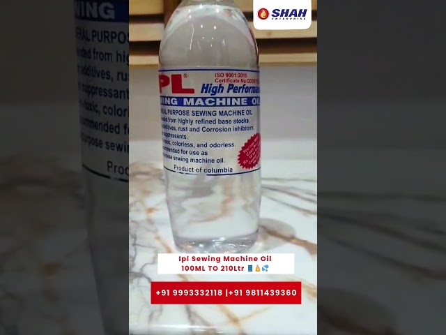 Lubricating Oil - IPL Sewing Machine Oil 1Ltr Trader - Wholesaler ...