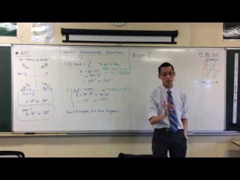 Solving Trigonometric Equations by Quadrants (3 of 3: Why 180°+ x?)